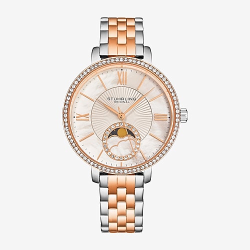 Click here for Stuhrling Womens Two Tone Stainless Steel Bracelet... prices