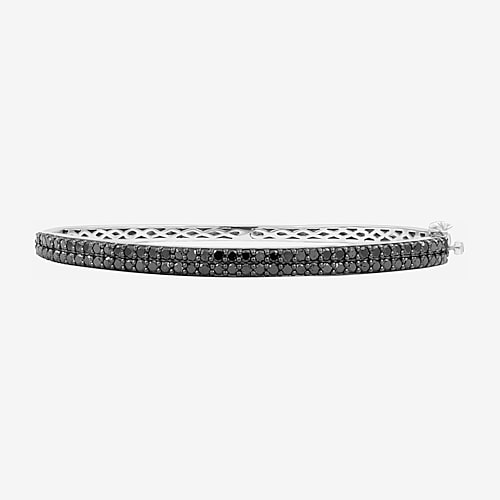 Click here for Womens 2 CT. T.W. Natural Black Diamond Sterling S... prices