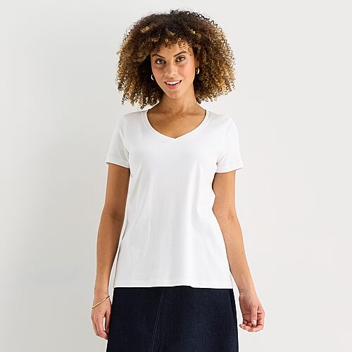 Click here for St. Johns Bay Womens Easy-on + Easy-off V Neck Sho... prices