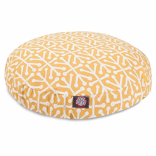 Click here for Majestic Pet Aruba Round Pet Bed  One Size  Yellow prices