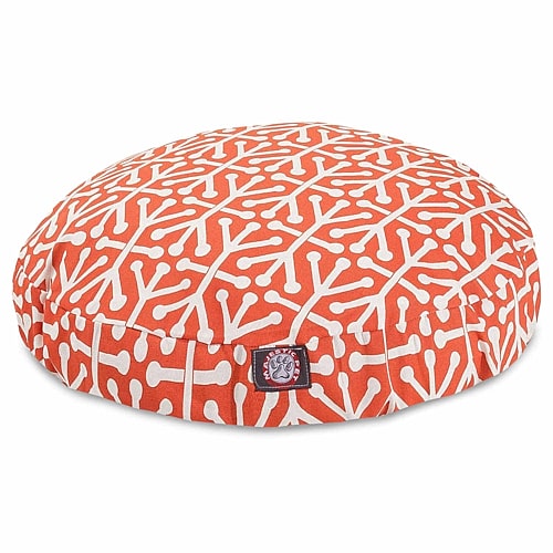 Click here for Majestic Pet Aruba Round Pet Bed  One Size  Orange prices