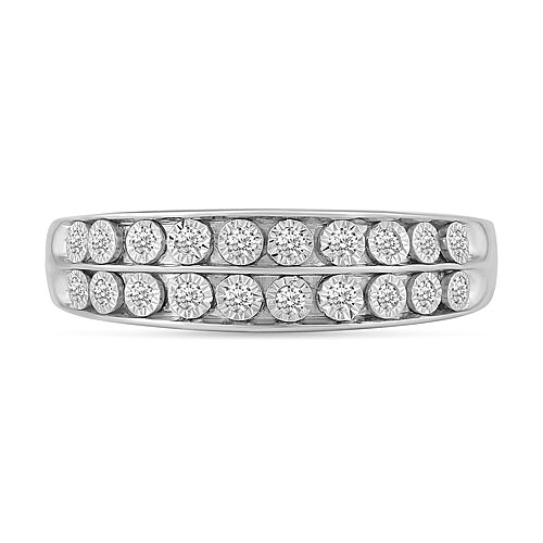 Click here for Womens Natural White Diamond 10K Gold Wedding Band... prices