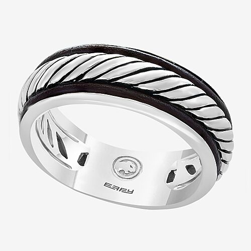 Click here for Effy Final Call Mens Sterling Silver Band  10 prices