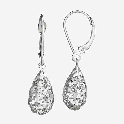 Click here for Womens 14K Gold Pear Drop Earrings  One Size prices