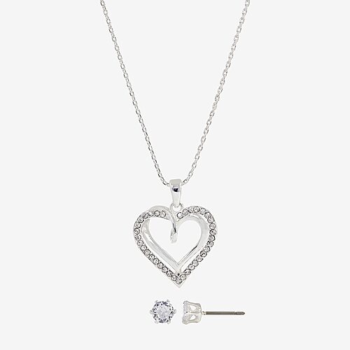 Click here for Sparkle Allure Womens Cubic Zirconia Pure Silver O... prices