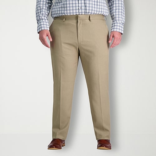 Click here for Haggar Premium Comfort Mens Comfort Waistband Stra... prices