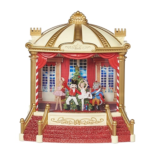 Click here for Roman 9.25 Led Swirl Stage With Nutcracker Lighted... prices