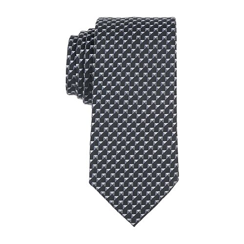Click here for J. Ferrar Fazel Neat Chevron Tie  One Size  Black prices