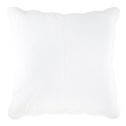 Click here for Hudson & Main Audrey Euro Sham  One Size  White prices