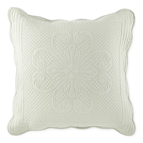 Click here for Hudson & Main Audrey Euro Sham  One Size  Green prices