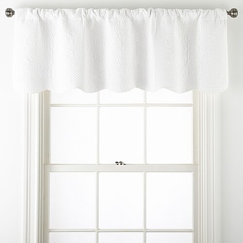 Click here for Hudson & Main Audrey Rod Pocket Scallop Valance  O... prices