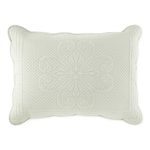 Click here for Hudson & Main Audrey Pillow Sham  One Size  Green prices
