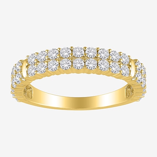 Click here for Womens 2MM 1 CT. T.W. Natural White Diamond 10K Go... prices