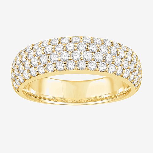 Click here for Micro Pave Womens 5.5MM 1 1/2 CT. T.W. Natural Whi... prices