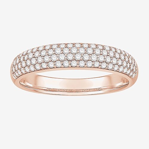 Click here for Micro Pave Womens 4MM 1/2 CT. T.W. Natural White D... prices
