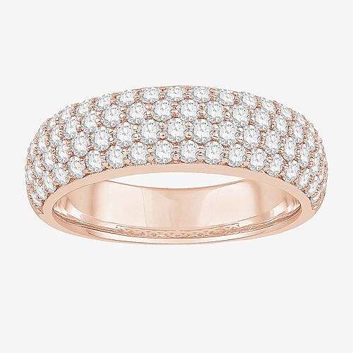 Click here for Micro Pave Womens 5.5MM 1 1/2 CT. T.W. Natural Whi... prices