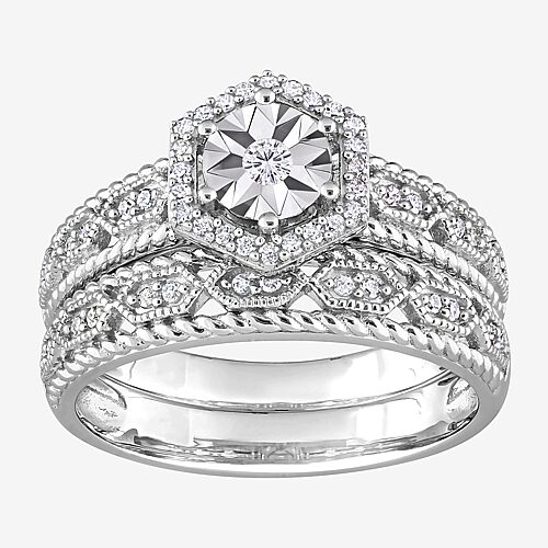Click here for Womens 1/4 CT. T.W. Natural White Diamond Sterling... prices