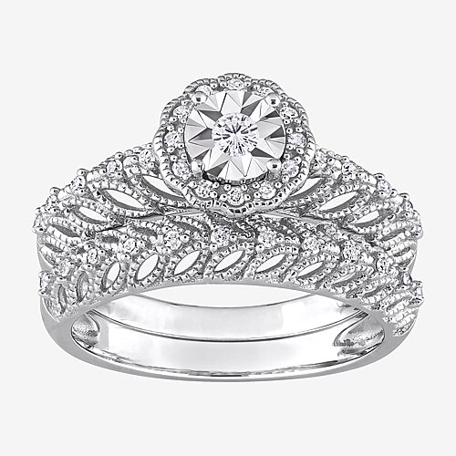 Click here for Womens 1/4 CT. T.W. Natural White Diamond Sterling... prices