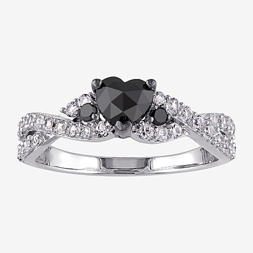 Click here for Womens 1/2 CT. T.W. Natural Black Diamond Sterling... prices