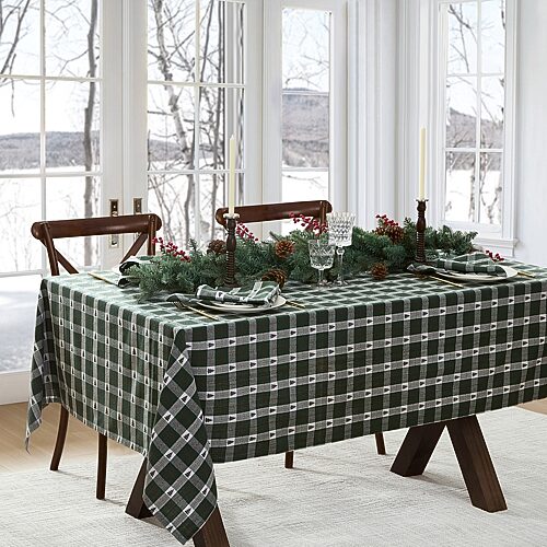 Click here for Elrene Sherwood Tree Dobby Cotton Rectangle Tablec... prices
