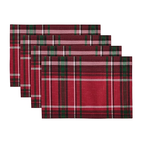 Click here for Elrene Home Fashions Pocono Plaid Holiday Fabric 4... prices
