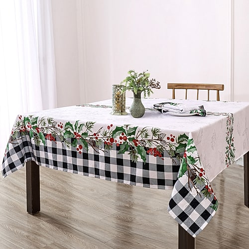 Click here for Elrene Holly Farmhouse Charm Holiday Fabric Rectan... prices