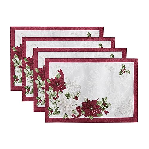 Click here for Elrene Clarette Poinsettia Holiday Collection prices