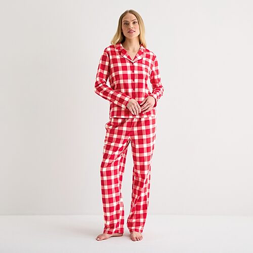 Click here for Adonna Womens Fleece Long Sleeve 2-pc. Pajama Set... prices