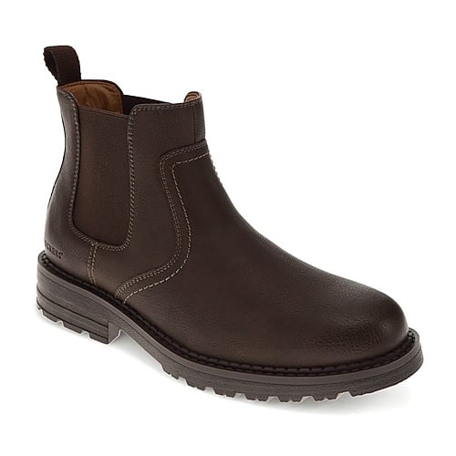 Dockers Mens Truman Stain Defender Rugged Round Toe Boots - Dark Brown
