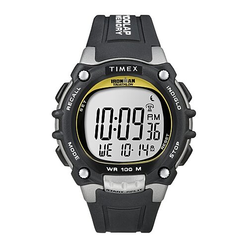 Click here for Timex Ironman Mens Black Resin Strap 100-Lap Watch... prices