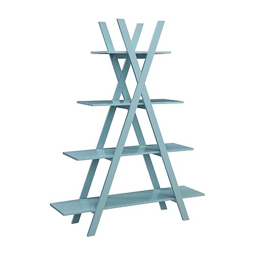 Click here for Oxford 4-Shelf Bookcase  One Size  Blue prices