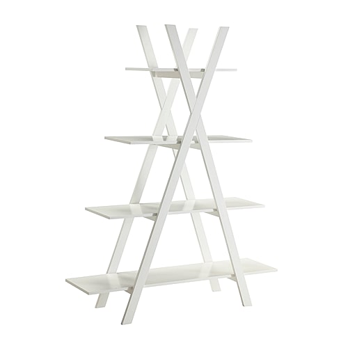 Click here for Oxford 4-Shelf Bookcase  One Size  White prices