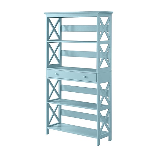 Click here for Oxford 5-Shelf Bookcase  One Size  Blue prices