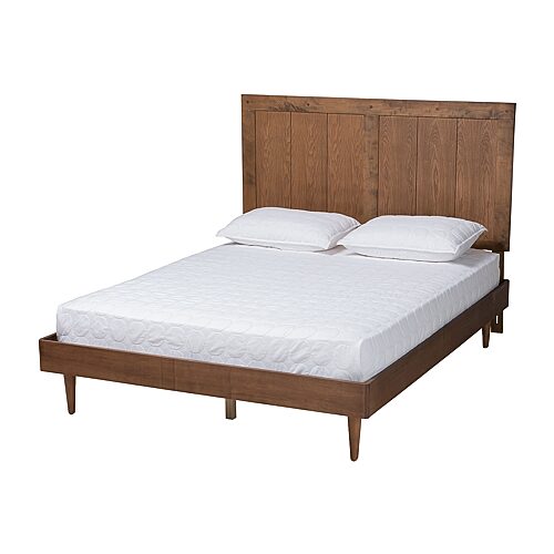 Click here for Nicola Wooden Platform Bed  One Size  Brown prices