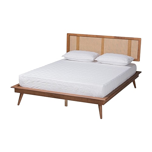 Click here for Nura Wooden Platform Bed  One Size  Brown prices