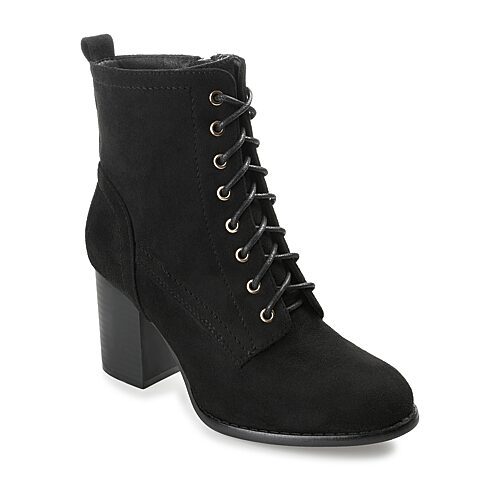 Click here for Journee Collection Womens Baylor Stacked Heel Boot... prices
