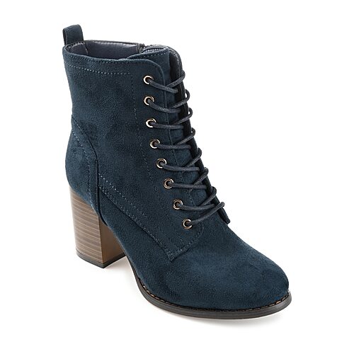 Click here for Journee Collection Womens Baylor Stacked Heel Boot... prices