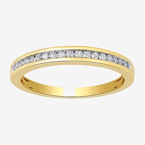 Click here for 1/5 CT.T.W. Natural Diamond 14K Gold Wedding Band... prices
