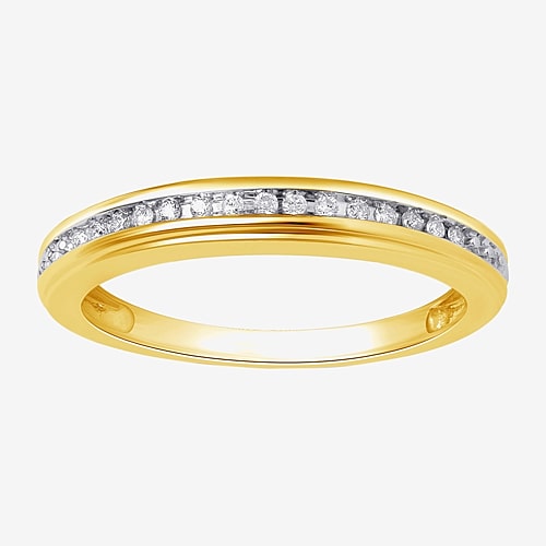 Click here for Surrounded by Love Womens 2MM Diamond Accent Natur... prices