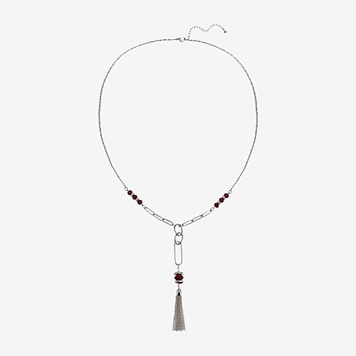 Click here for Mixit Silver Tone Womens 32 Inch Y Necklace  One S... prices