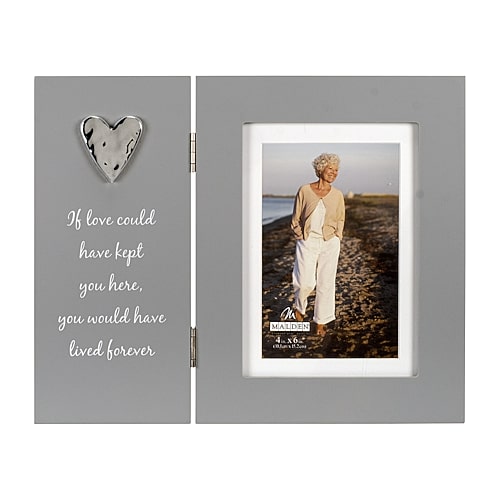 Click here for Malden 4x6/5x7 Memorial Gray Tabletop Frame  One S... prices