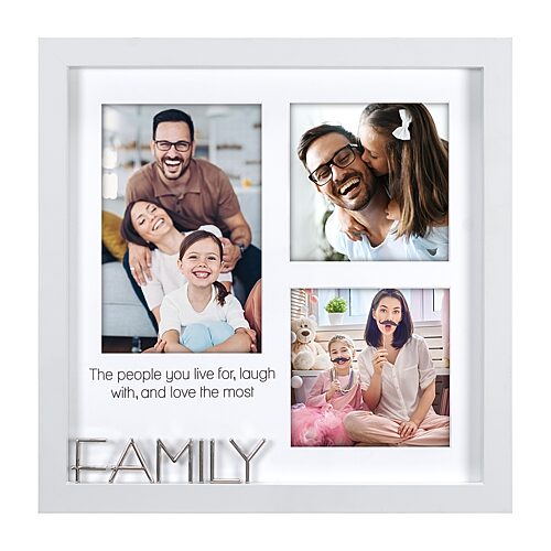 Click here for Malden 3-Op Family Square Wall Frame  One Size  Gr... prices