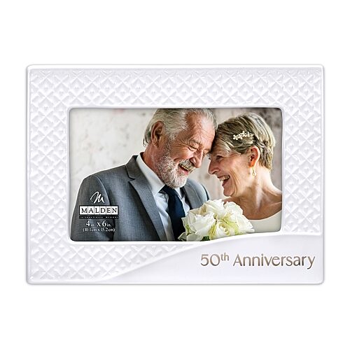 Click here for Malden 4x6 50th Anniversary Tabletop Frame  One Si... prices