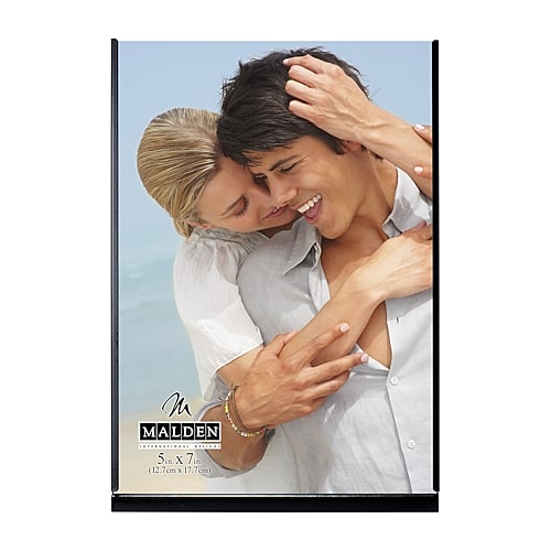 Click here for Malden 5x7 Black Bent Metal Tabletop Frame  One Si... prices