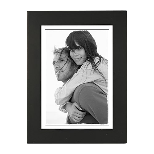 Click here for Malden 5x7 Linear Black Tabletop Frame  One Size... prices