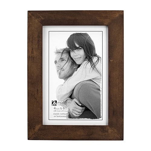 Click here for Malden 4x6 Stone Walnut Linear Tabletop Frame  One... prices