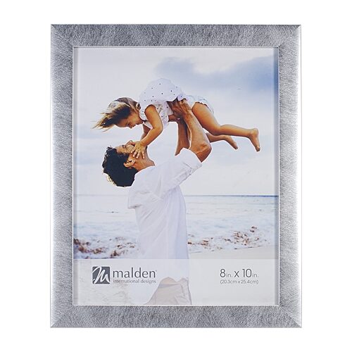 Click here for Malden 8x10 Silver Linear Tabletop Frame  One Size... prices