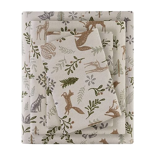 Click here for Madison Park Novelty Printed Cotton Flannel 4-Pc.... prices