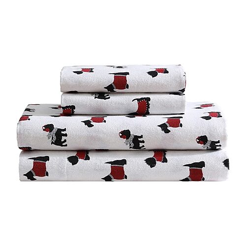 Click here for Winter Nights Cotton Flannel King Sheet Set - Warm... prices