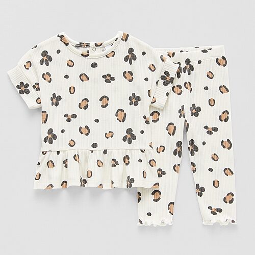 Click here for Okie Dokie Baby Girls 2-pc. Pant Set  Newborn  Whi... prices